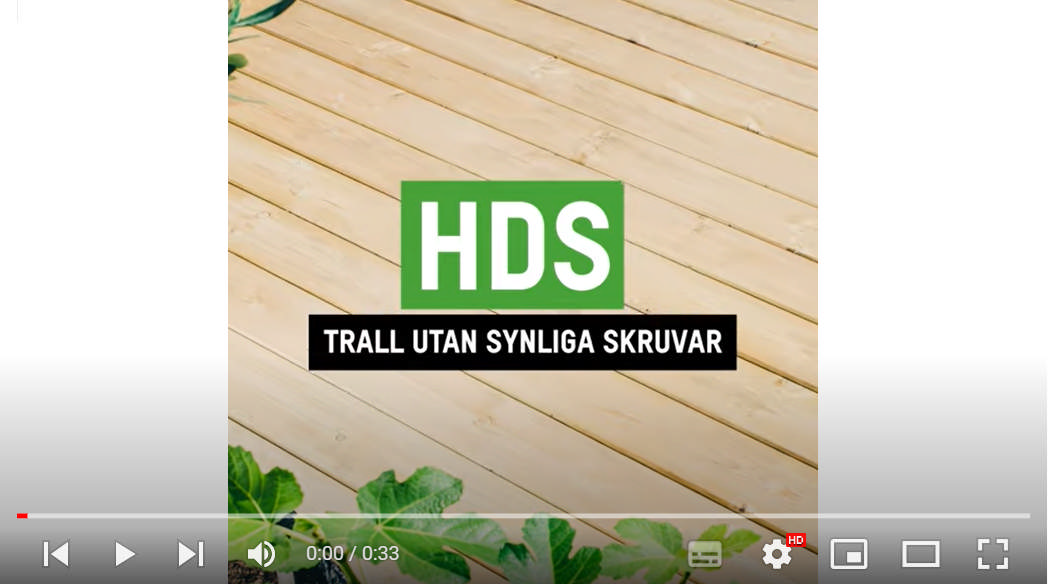 Bygg trall utan synlig trallskruv | ESSVE