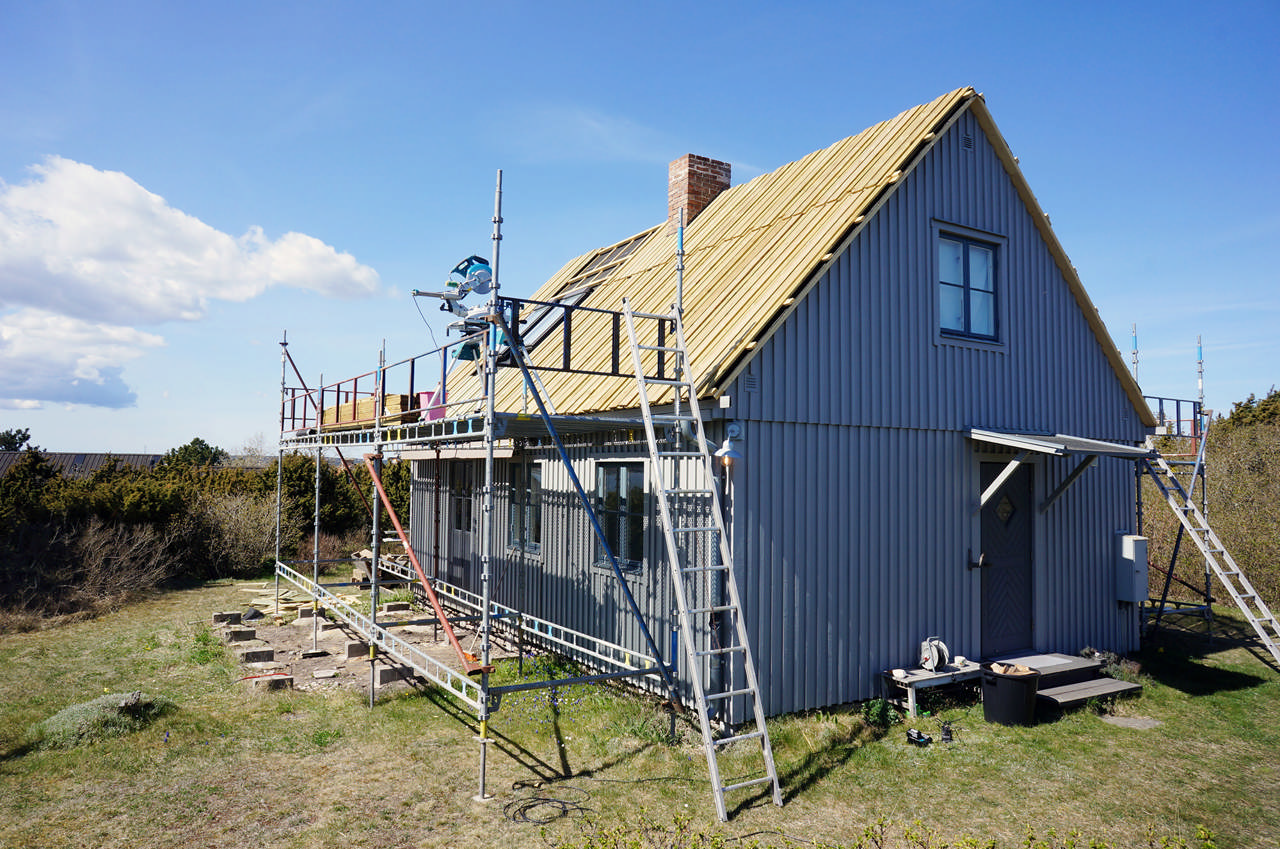 Bygga tak - gotländskt faltak i modern tappning | ESSVE